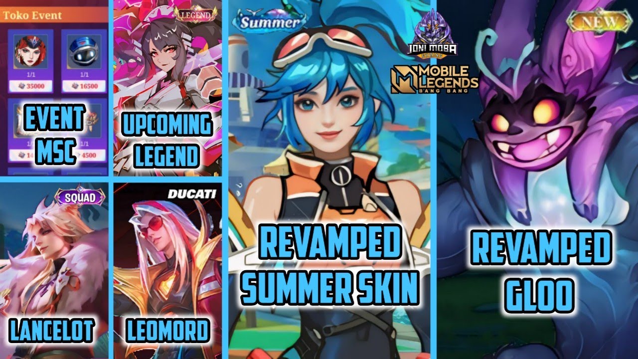 MLBB NEW UPDATE 2024 - REVAMPED FANNY SKIN SUMMER, REVAMP GLOO, FANNY ...