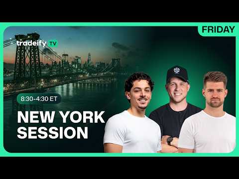 NEW YORK SESSION LIVE! – Tradeify TV | FRIDAY 6/26/26