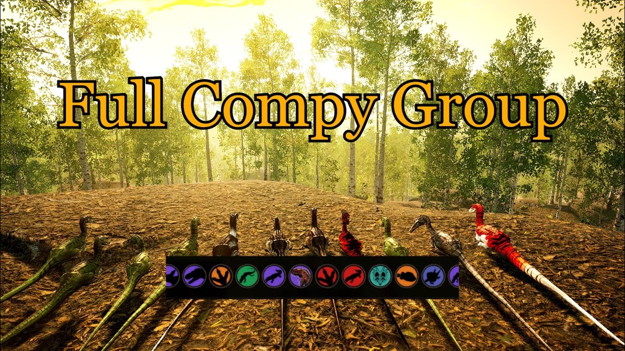 Full Compsognathus group 250 subscriber special - Path of titans - YouTube