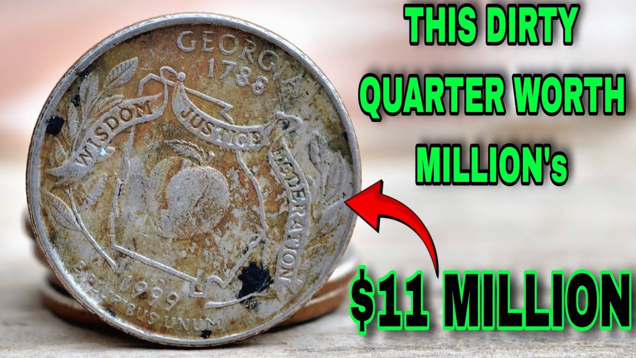 These Dirty US state Quarter Dollar Coins worth huge money Valuable ...