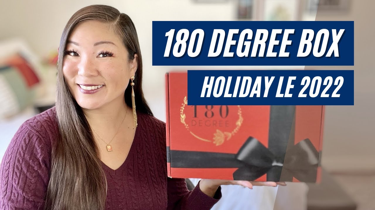180 Degree Box | Limited Edition Holiday Box | December 2022 - YouTube