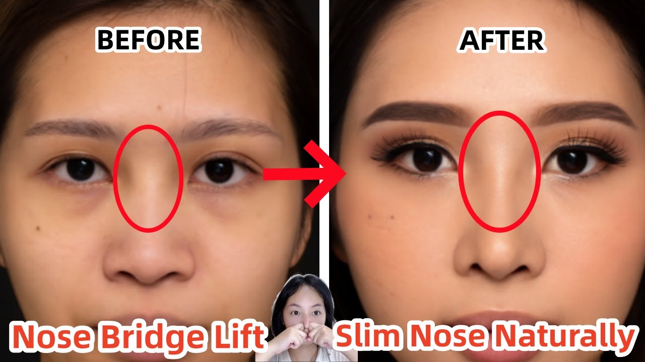 3 Mins Nose Bridge Lift Massage | Sharpen & Slim Your Nose Naturally ...