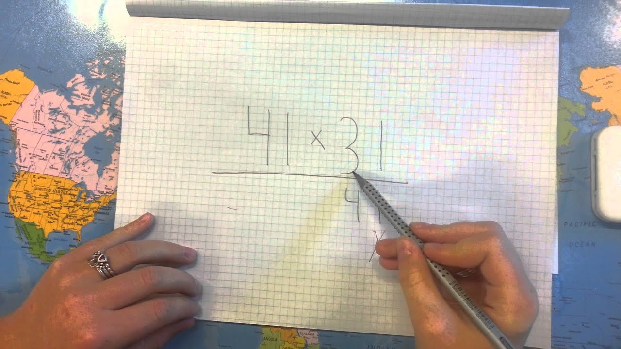 Matematik gange stykke - YouTube