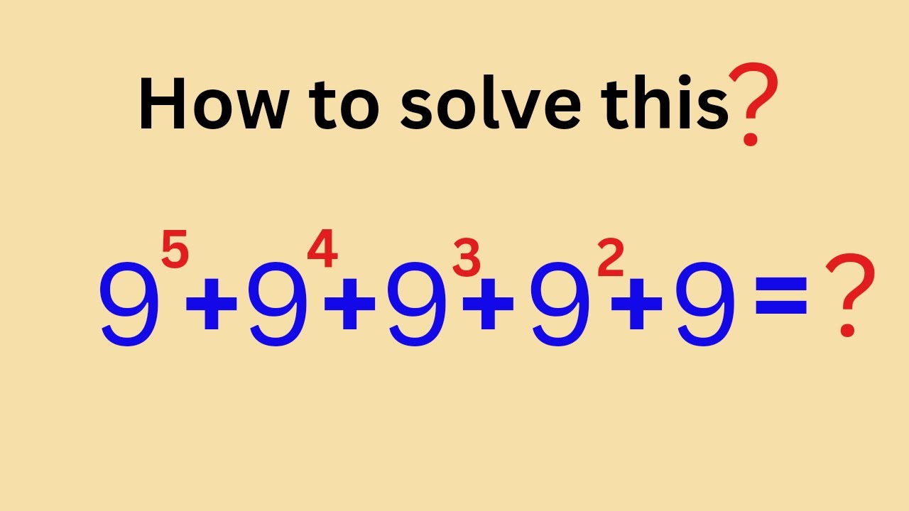 A Nice Math Problem Solved | can you solve this? - YouTube
