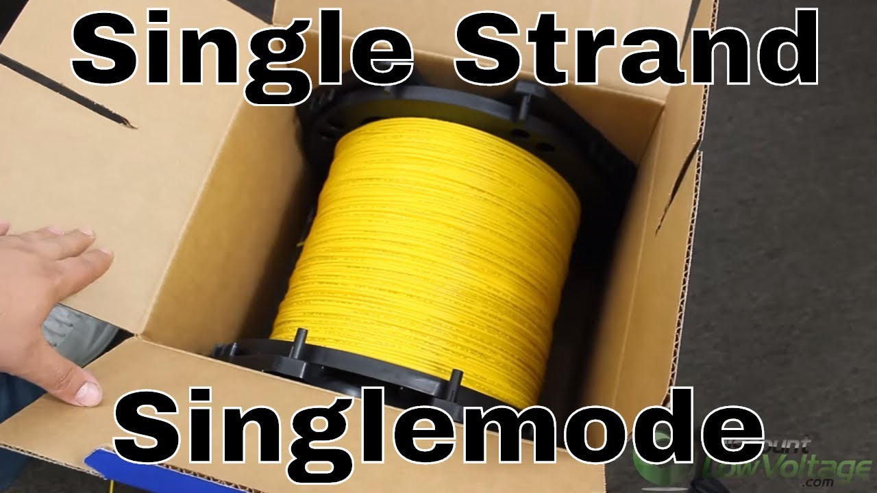 Fiber to the desktop Singlemode Single Strand - YouTube