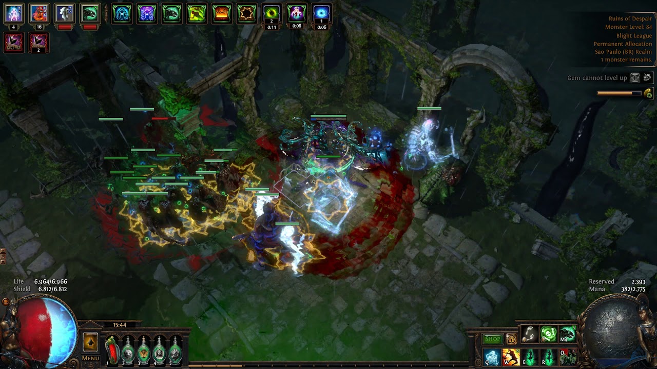 PoE 3 8 Blight The Baron Zombie The Constrictor - YouTube