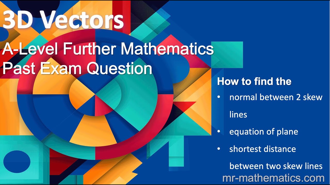 Vector Geometry Tutorial: Skew Lines, Planes, and Shortest Distance ...