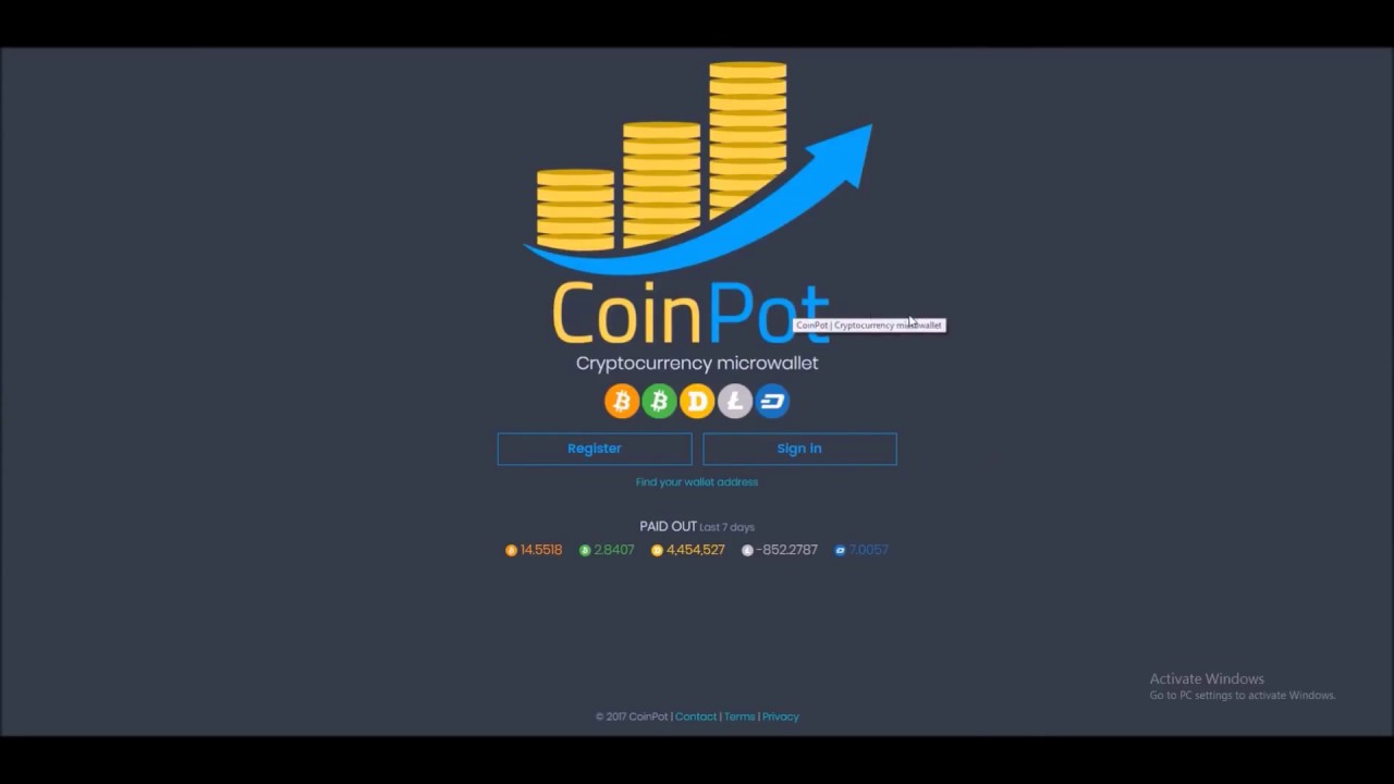 Návod: Výber z mikropeňaženky Coinpot - BITCOINZADARMO.SK - YouTube