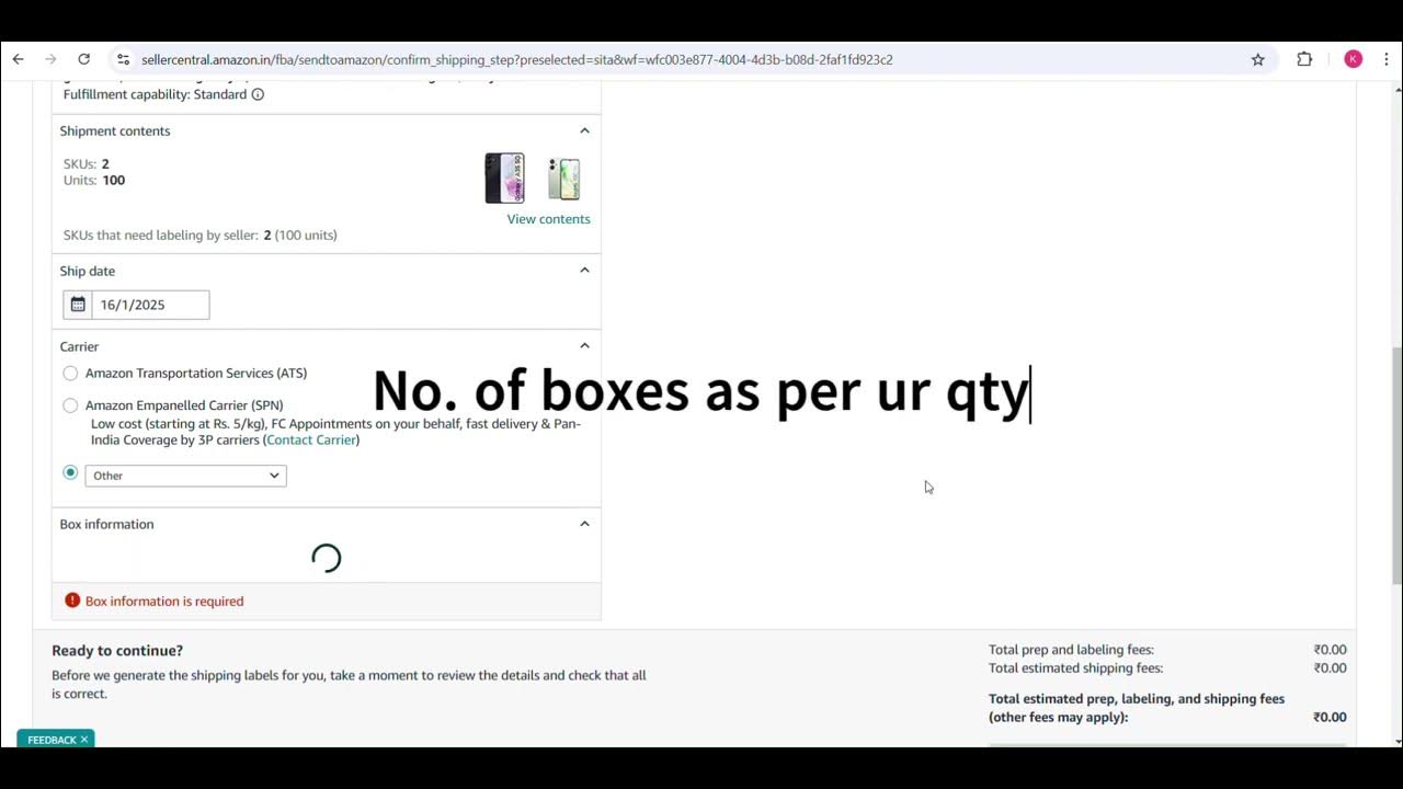 How To Make Amazon Shipment Products Send To Amazon FBA Warehouse Step By Step - YouTube