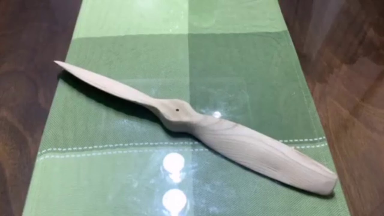 DIY Wooden Aircraft Propeller - YouTube