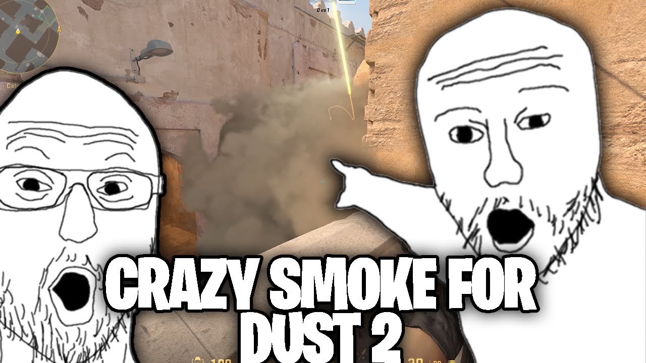 CRAZY SMOKE FOR DUST 2 MID - CS2 - YouTube