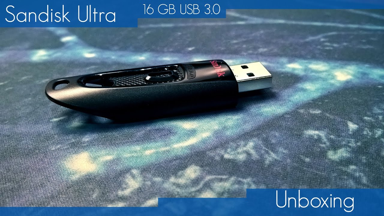 Sandisk Ultra 16 GB USB 3 0 - Unboxing dx.com - YouTube