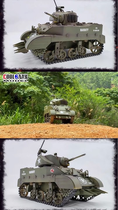 Coolbank Model 1:16 M5A1 Stuart RC Tank Part 1 #rc #rctank #coolbank #m5a1 #stuart #military ...