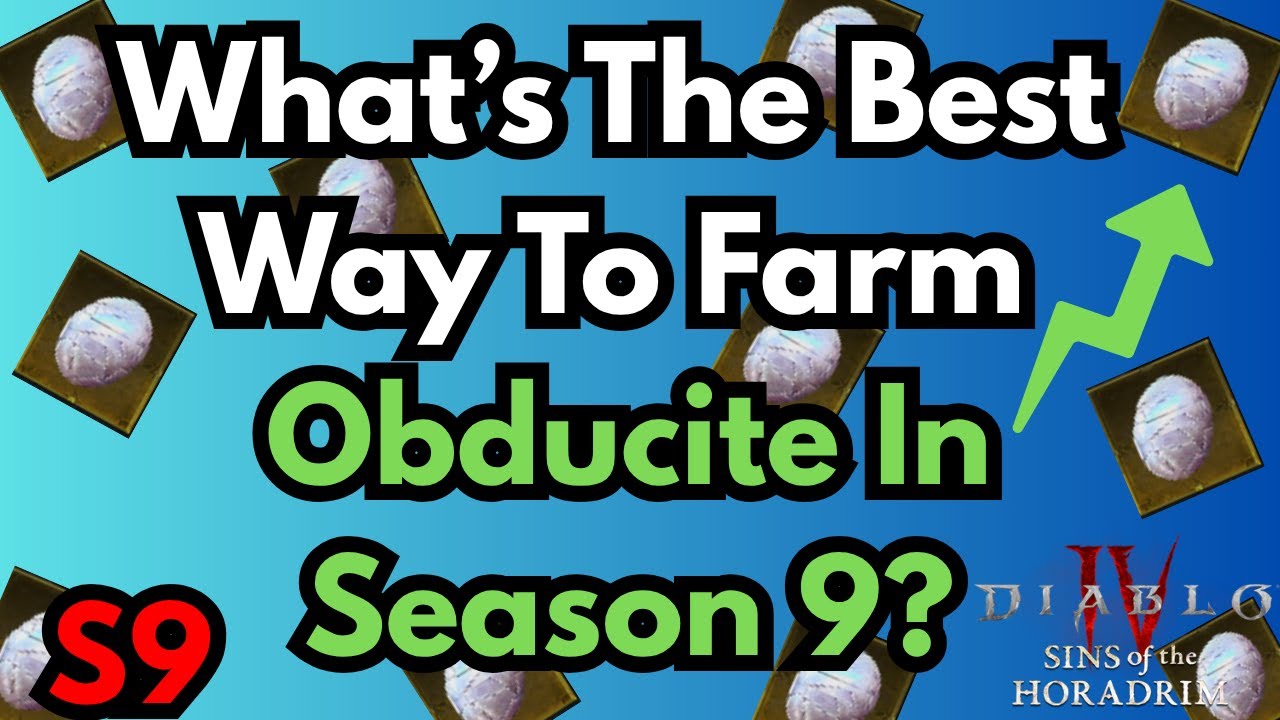 Obducite Farming In Season 9? What's the best? - YouTube