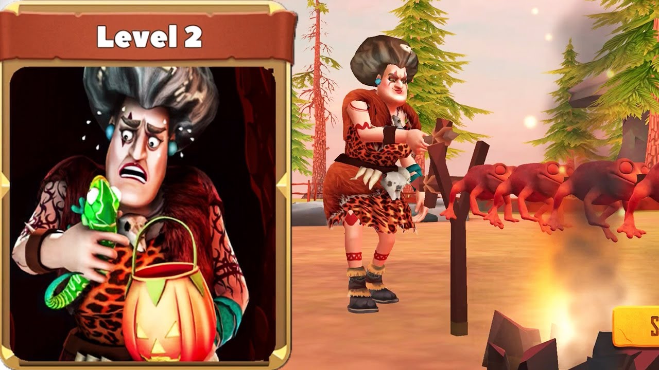Scary Teacher Stone Age | Story Begins Level 2 Walkthrough (iOS Android ...
