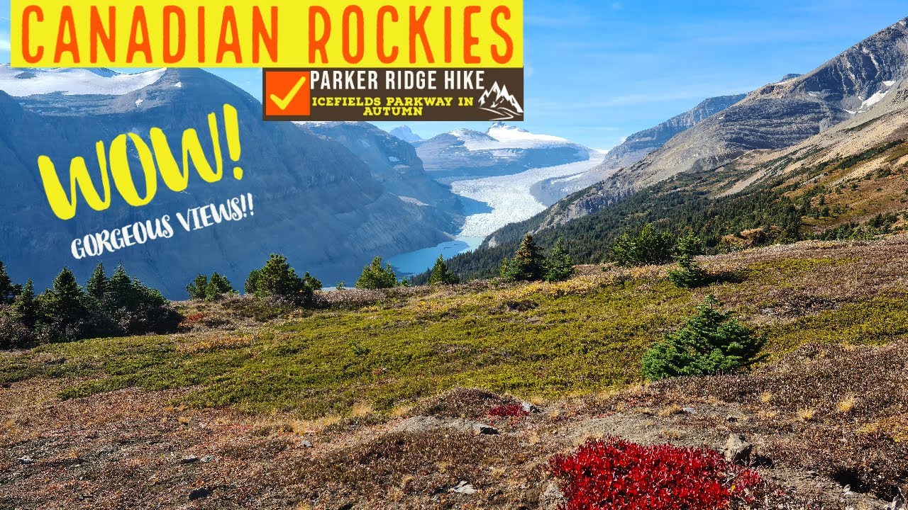 Canadian Rockies - Fantastic 🍁Autumn🍁 Hike on the Stunning Parker Ridge ...