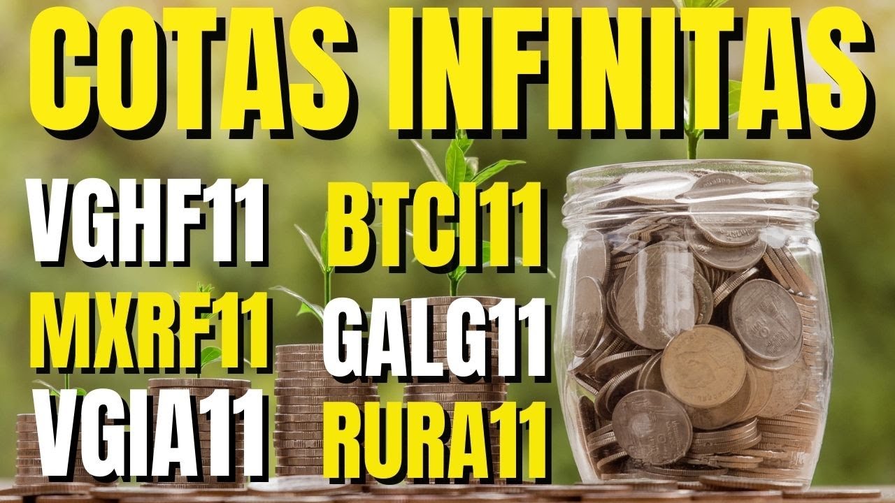 COMO GERAR COTAS INFINITAS TODOS OS MESES COM FIIS E FIAGROS #mxrf11 vghf11 #vgia11 #rura11 ...