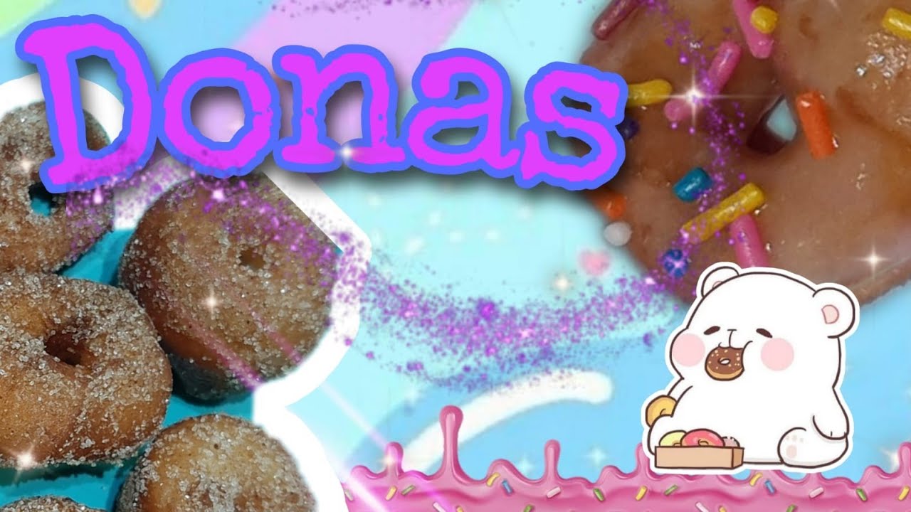 Como hacer donas caseras, faciles y deliciosas!!!🍩🍩🍩 #donas # ...