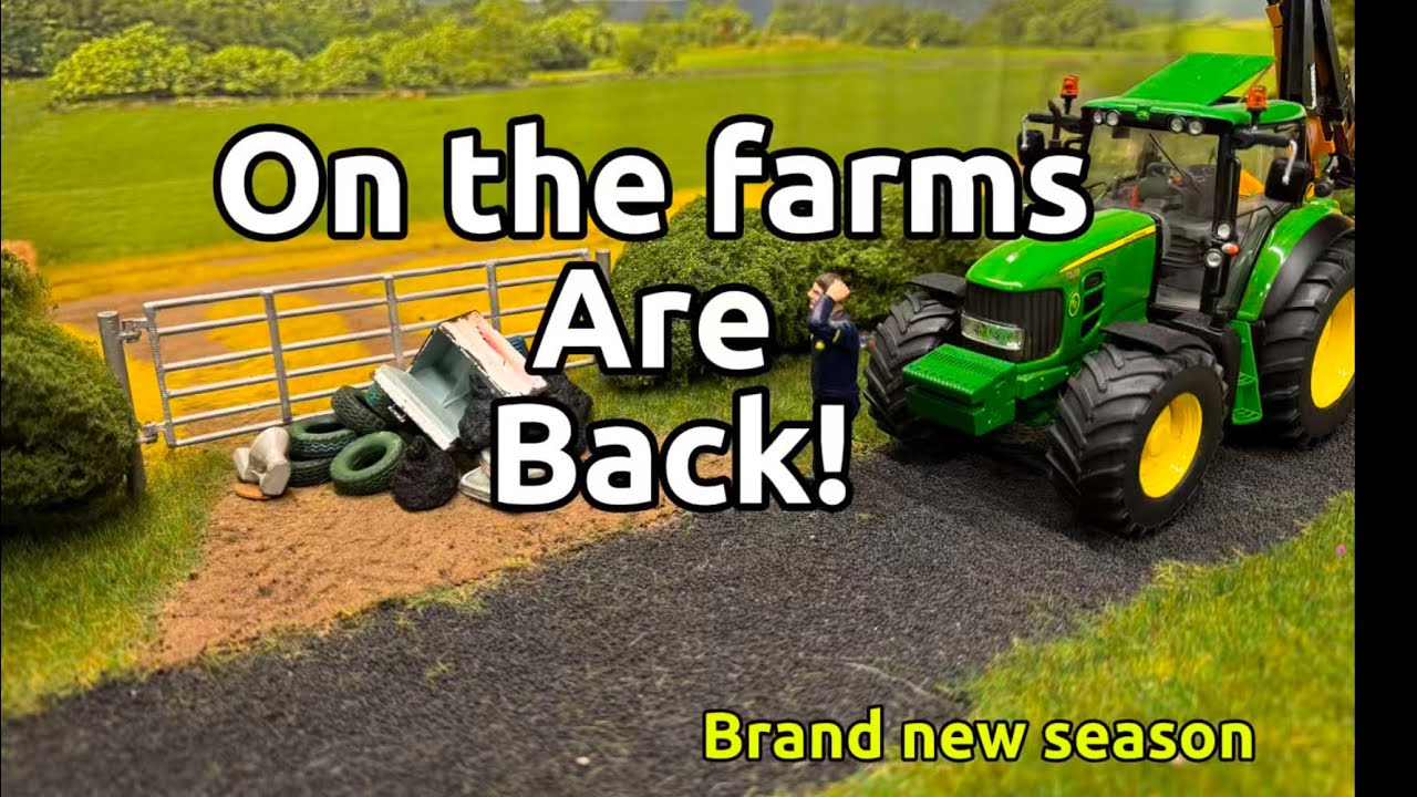On the farms are back! | On the farm Day 1 season 7 | 1:32 model farm ...
