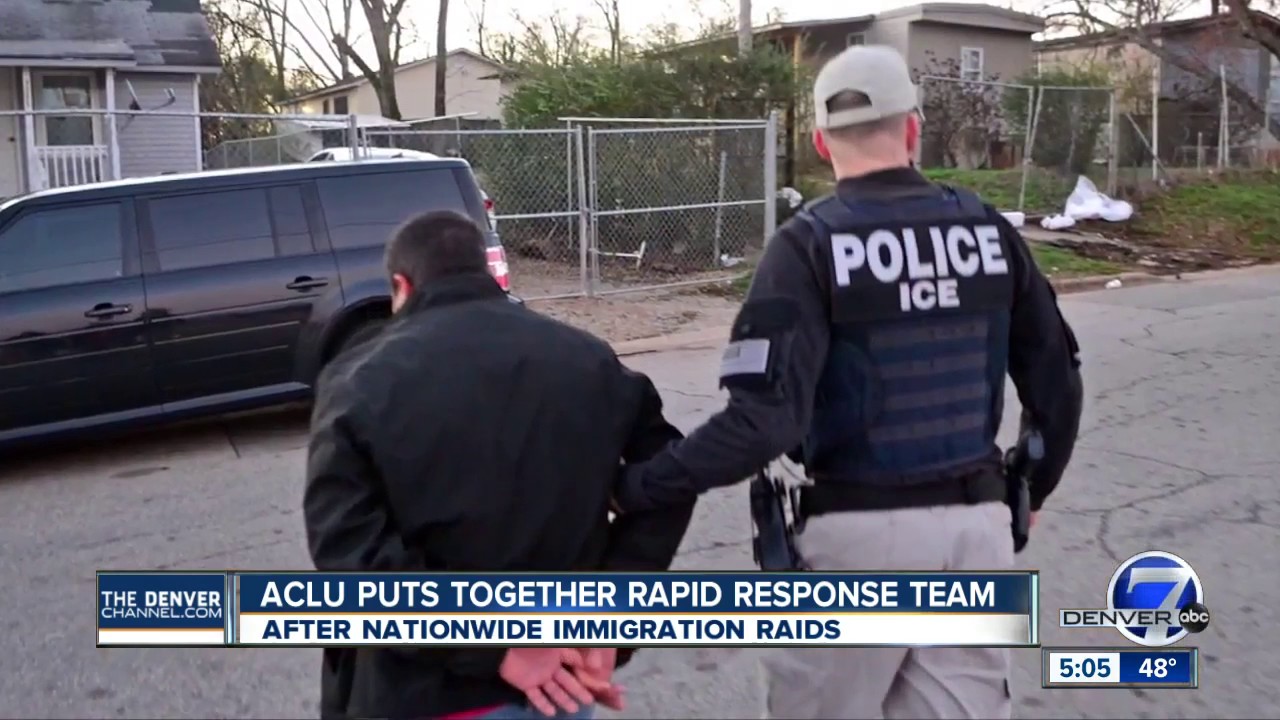 ACLU puts together rapid response team amid immigration raids - YouTube