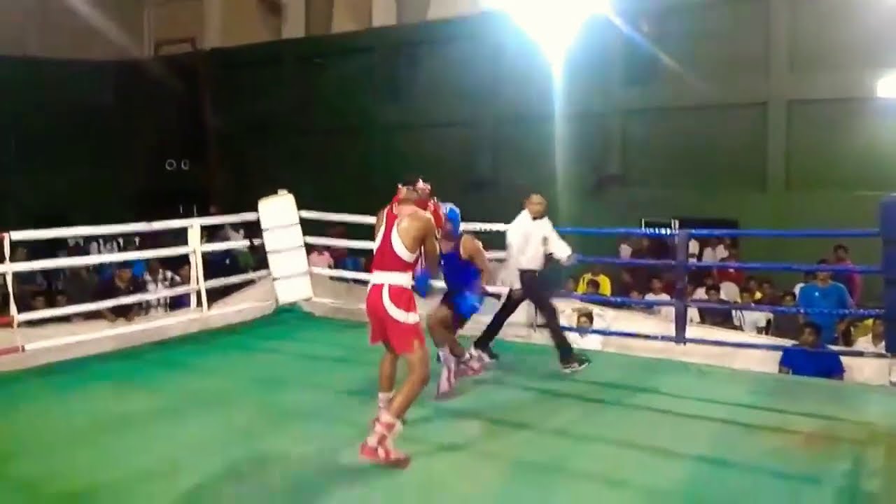 UNEXPECTED DOUBLE KNOCKOUT😱 Maharashtra boxing bout 🔥 - YouTube
