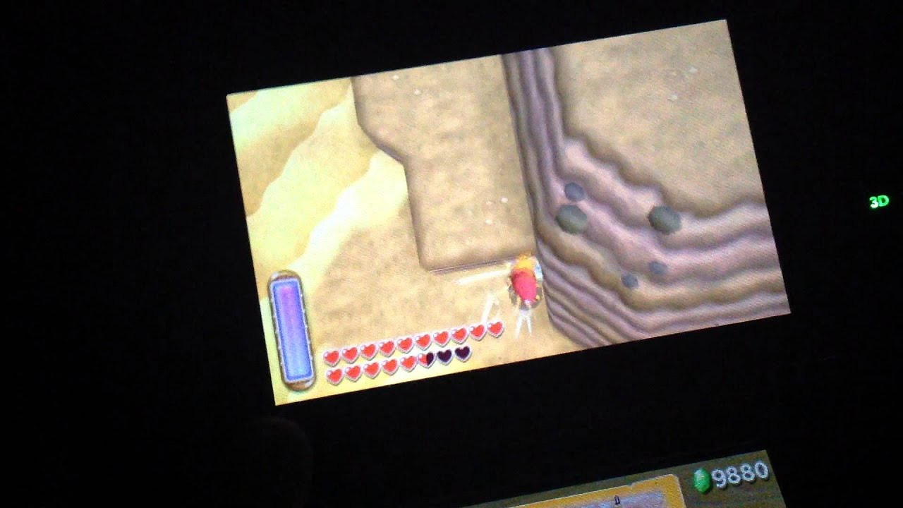 Zelda a link between worlds running man Easter egg - YouTube