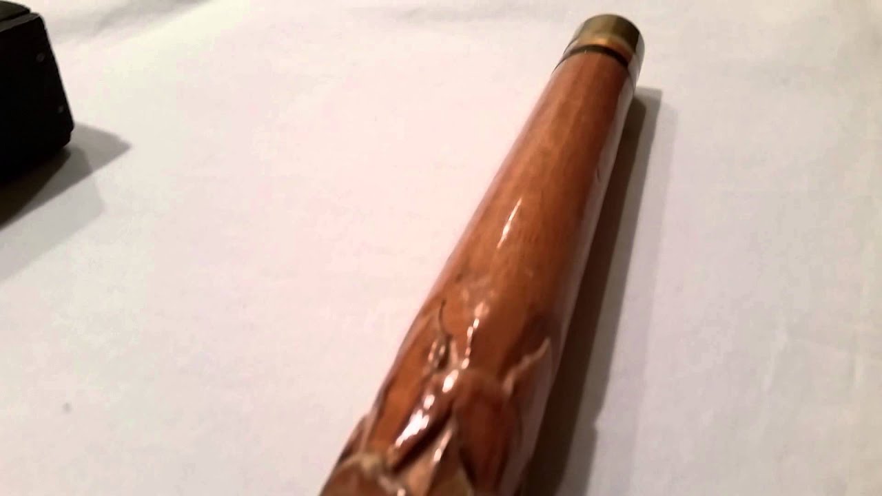 VINTAGE CUSTOM CARVED POOL CUE - YouTube