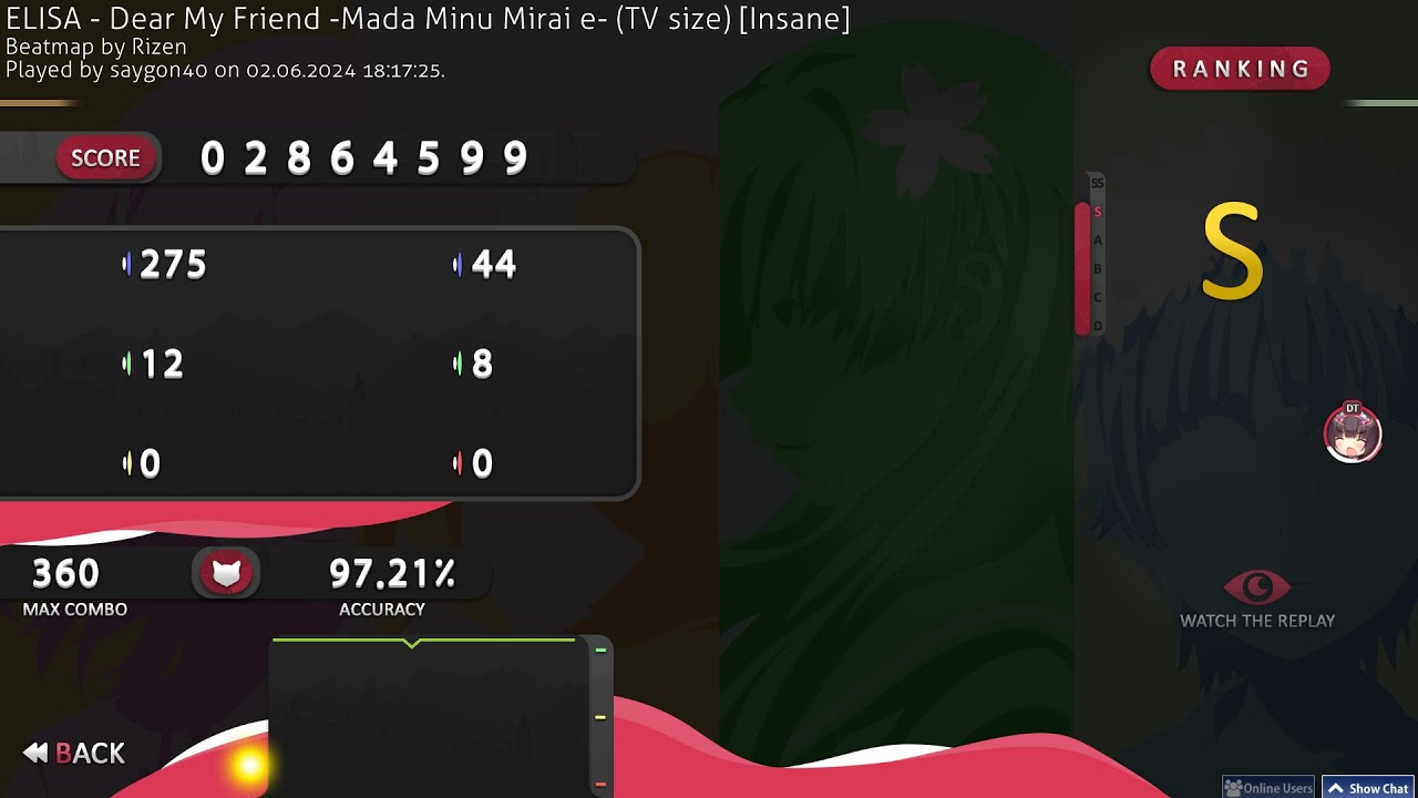 Osu! Ez 200pp map DT mode - YouTube