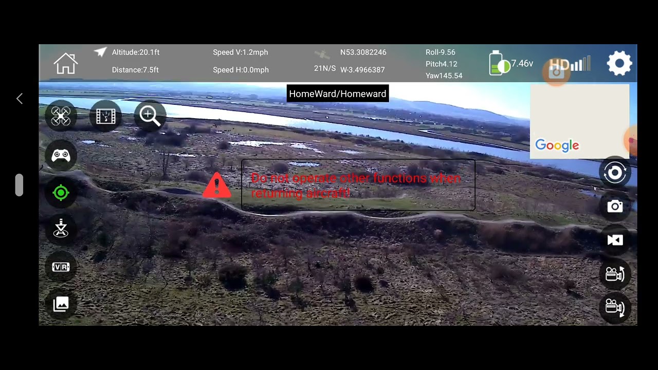 drone cycle track rhyl - YouTube