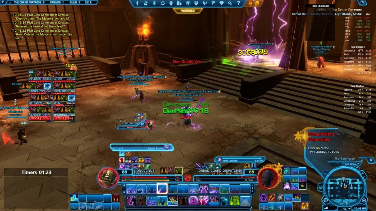 Psy-Ops 4.0 Gate Commander Draxus 8m NiM (Sorc DPS PoV) - YouTube