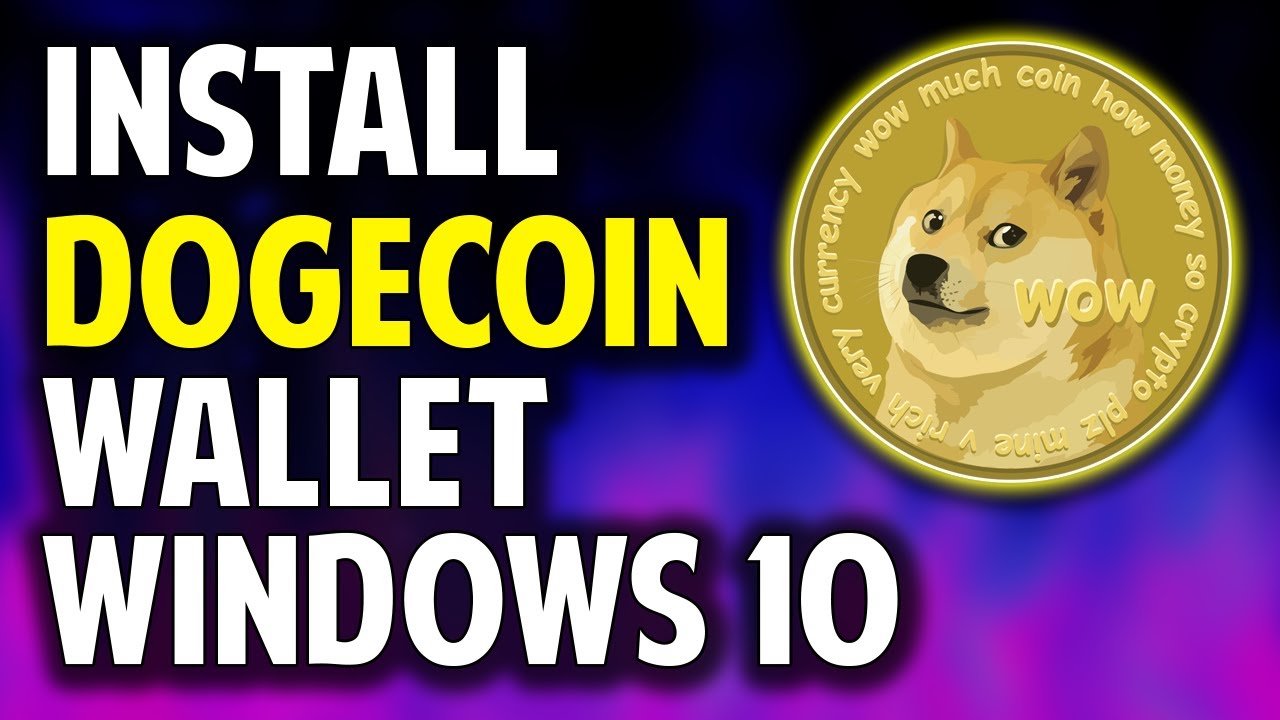 Dogecoin Wallet On Windows 10 PC (2021) | Doge Coin Wallet - YouTube