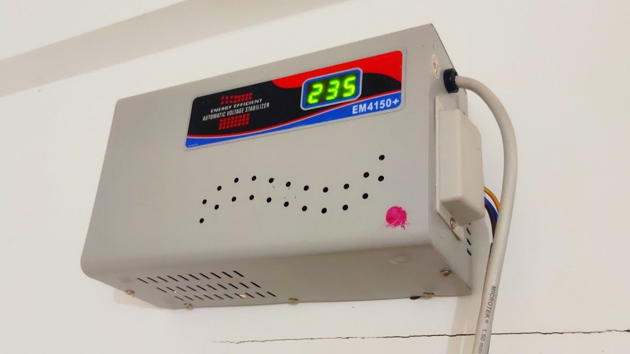 Microtek AC Voltage Stabilizer | Wire Connection.1.5 Ton 2021 - YouTube