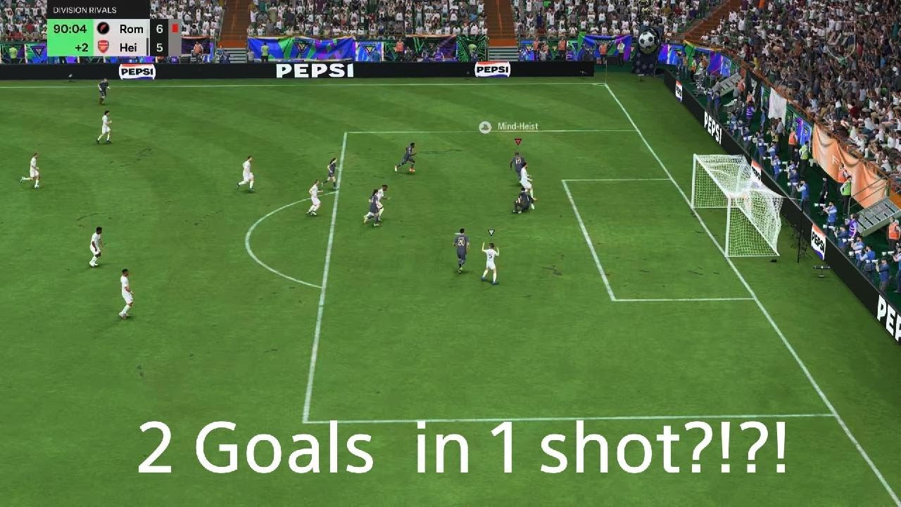2 goal in 1 shot?!?!? - YouTube