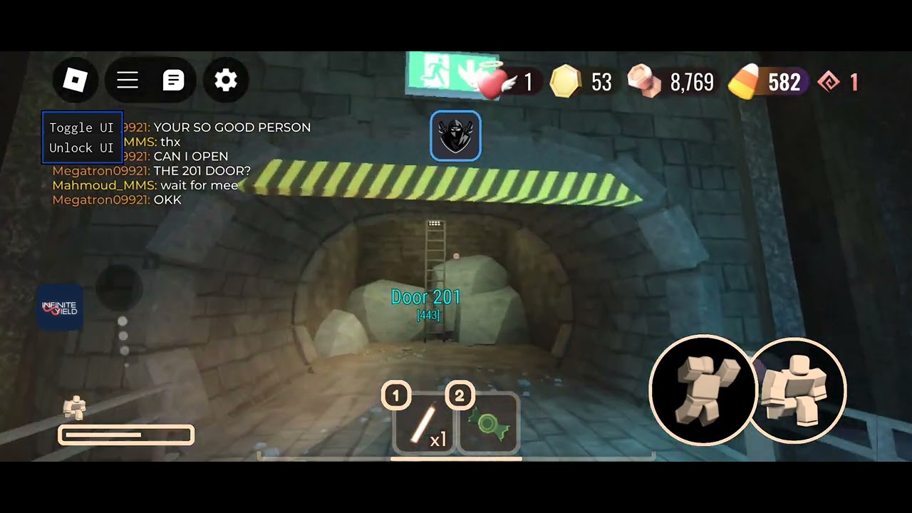 Helping someone in beating doors floor 2 (with exploits) - YouTube