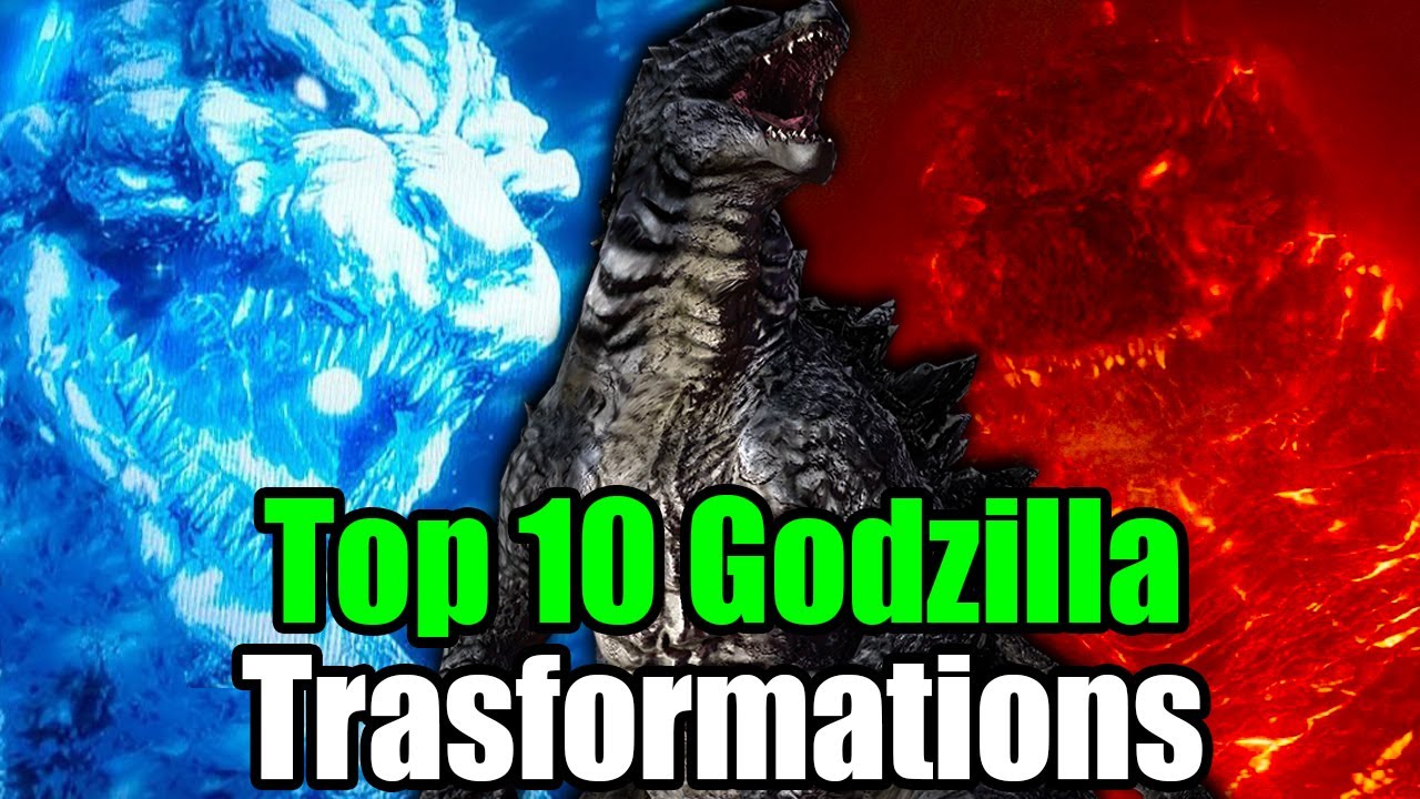 Godzilla's Top 10 Transformations EXPOSED - YouTube