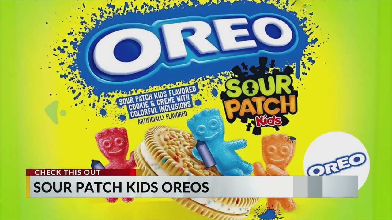 Oreo introduces Sour Patch Kids cookies - YouTube