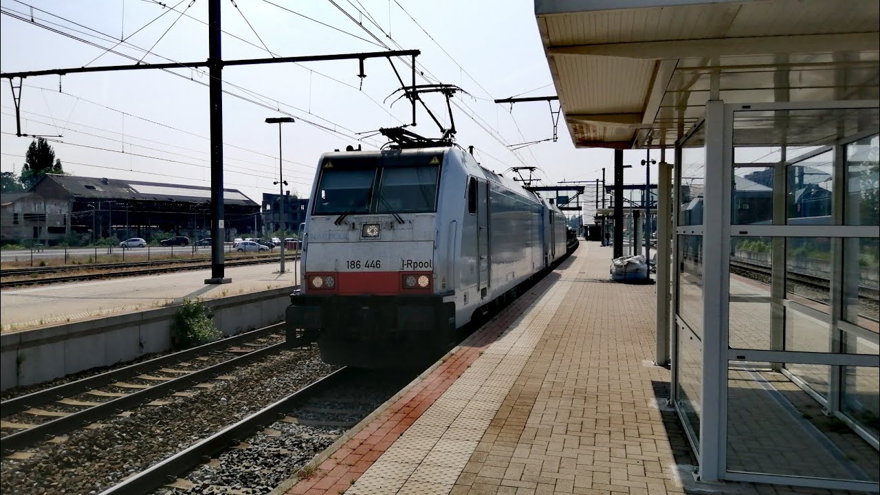 "TRAINS SPOTTING" en gare de Gembloux (+ klaxons !) - YouTube