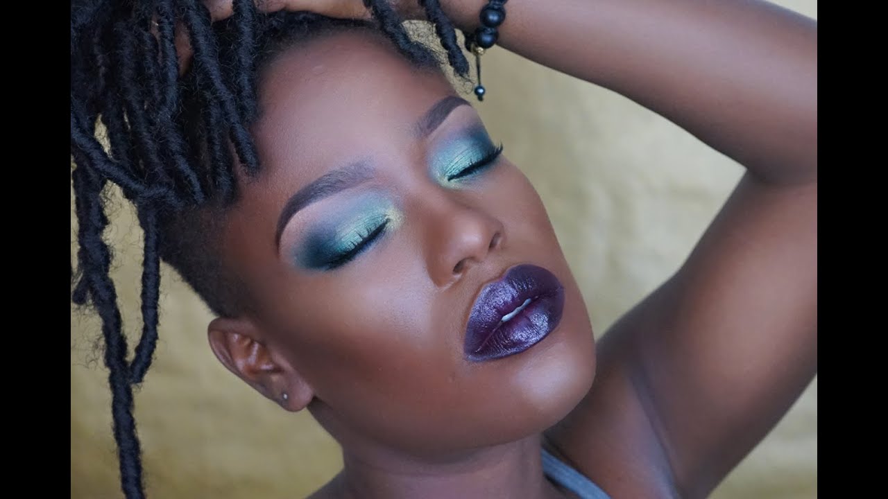 Green Smoky Purple Lipstick Destiny Godley - YouTube