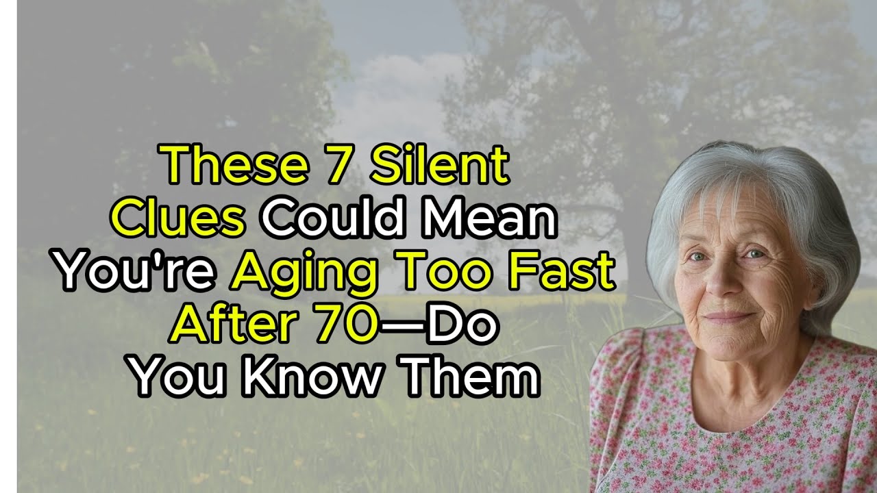 7 Silent Signs Your Body Is Aging Too Fast After 70 (And How to Stop It ...