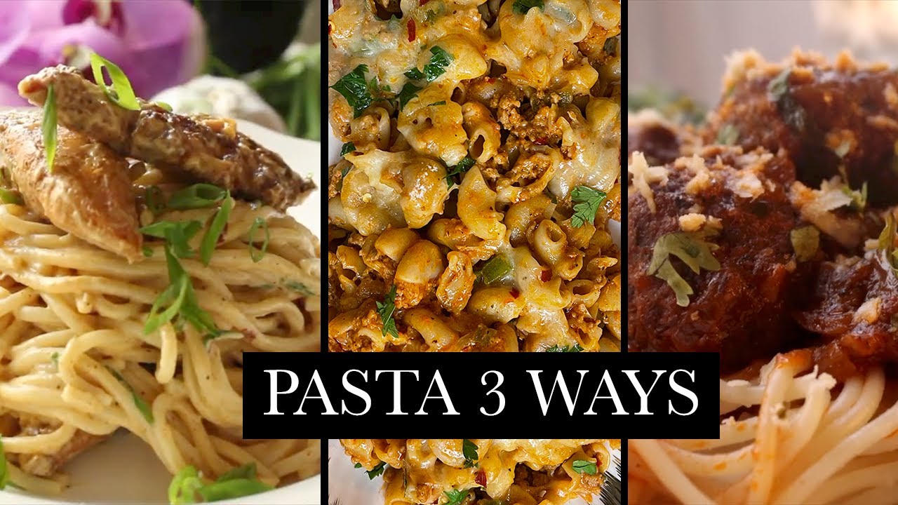 Pasta Restaurant Style | Pasta 3 Ways | Quick & Easy Pasta - YouTube