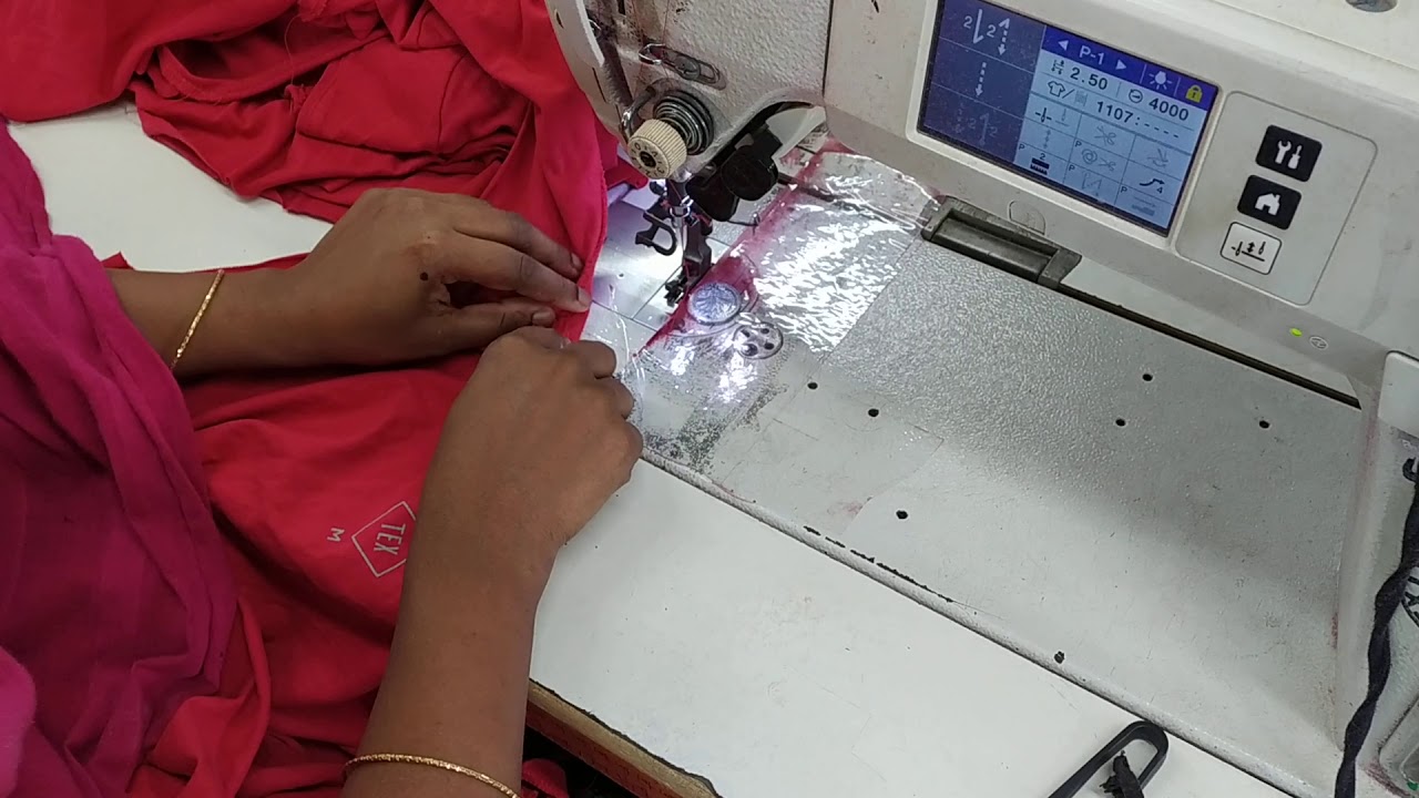 Back neck top stitch before - YouTube