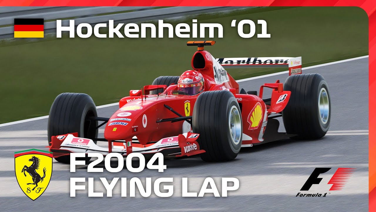 Ferrari F2004 - Hockenheim 2001 Flying Lap | Assetto Corsa - YouTube