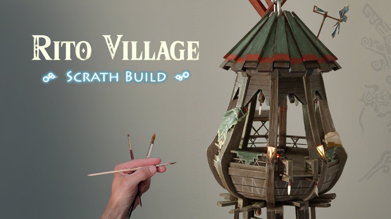 Rito Village House - Zelda build - YouTube