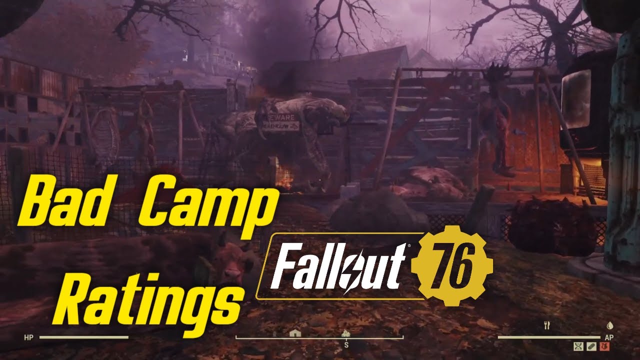 Fallout 76 Bad Camp Ratings Where They Really Are Eating The Pets - YouTube