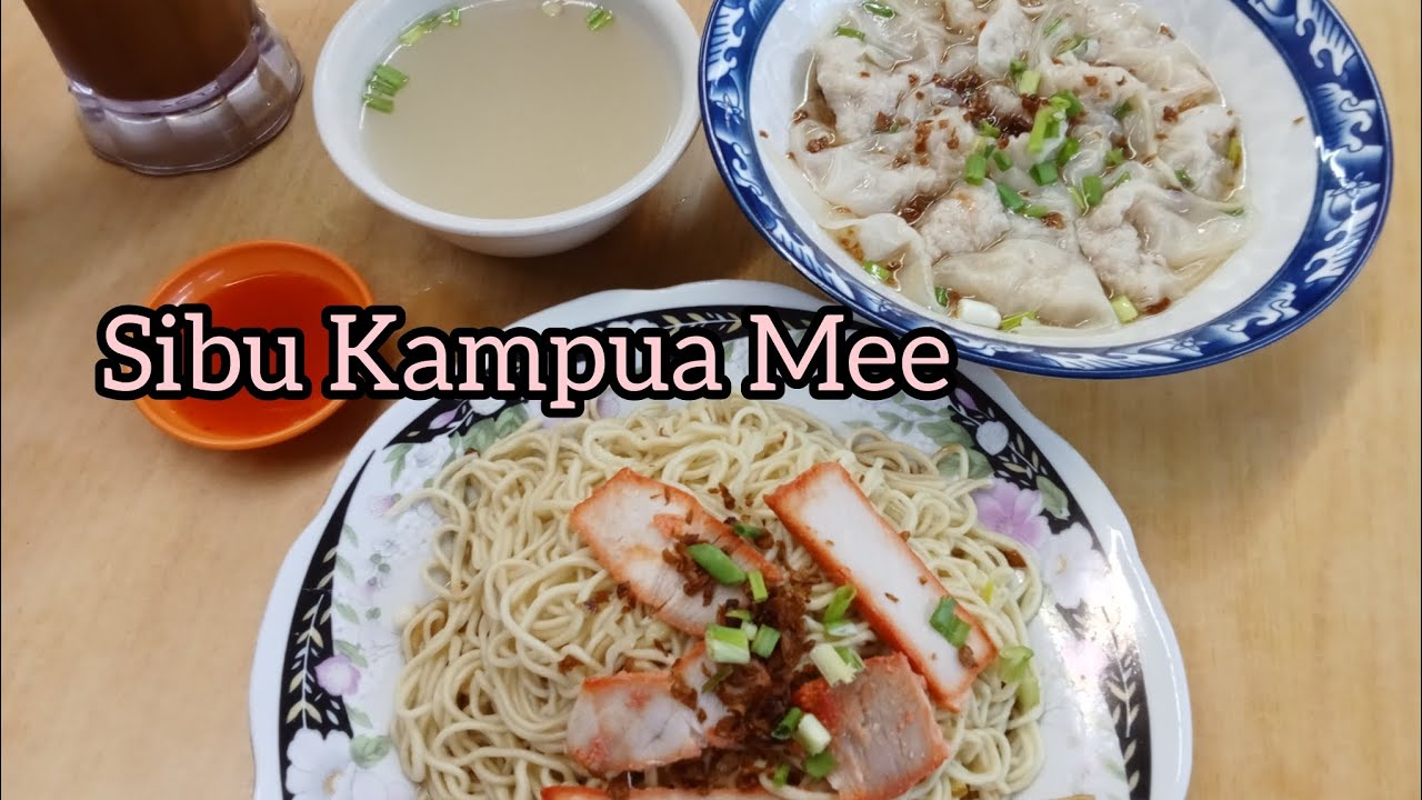 One Of The Best Kampua Mee in Bus Terminal Food Court, Sibu, Sarawak ...