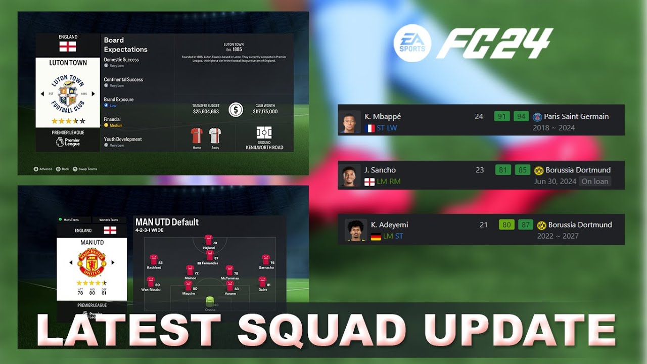 EA SPORTS FC 24 - Latest Squad Update | 07/05/2024 - YouTube