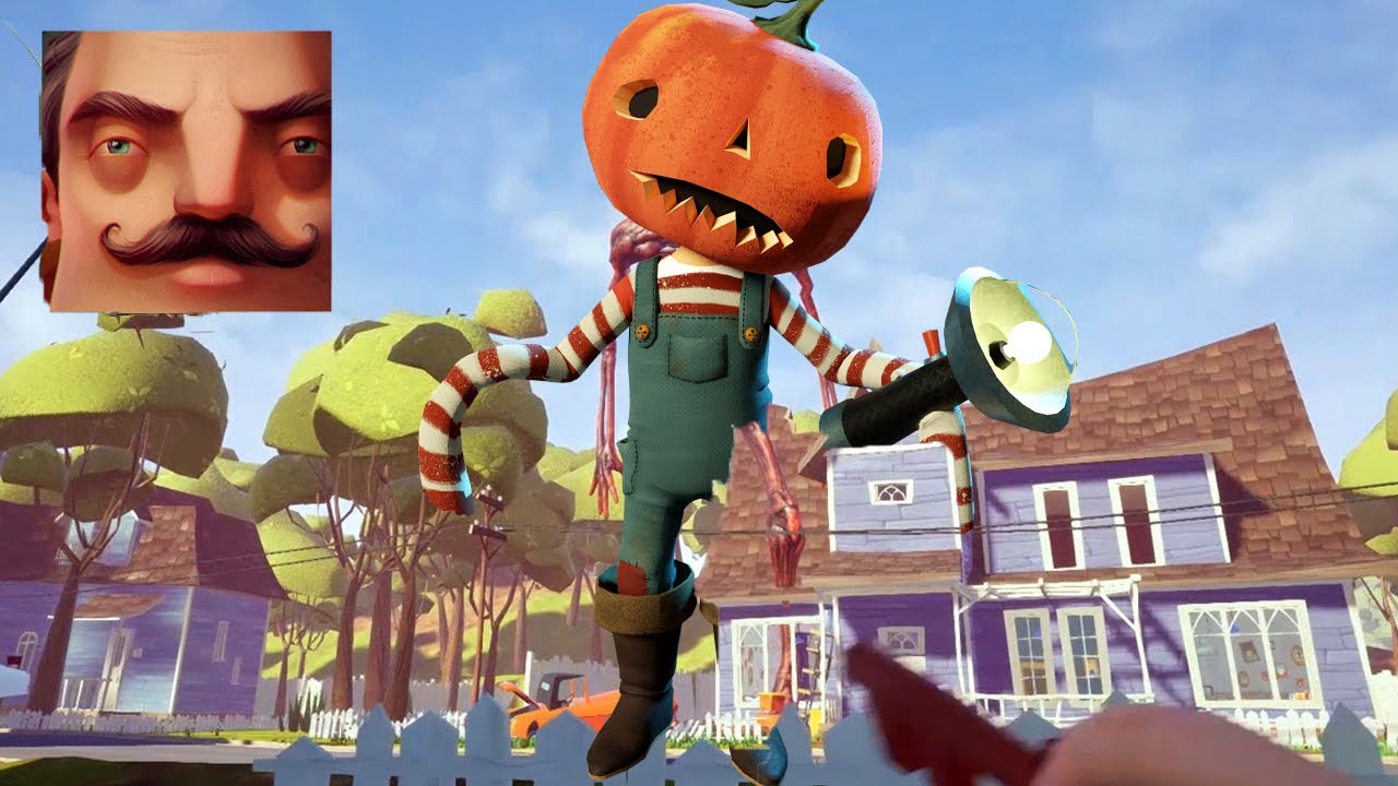 Hello Neighbor - New Hello Neighbor 2 Pumpkin Kid Act 1 Gameplay ...