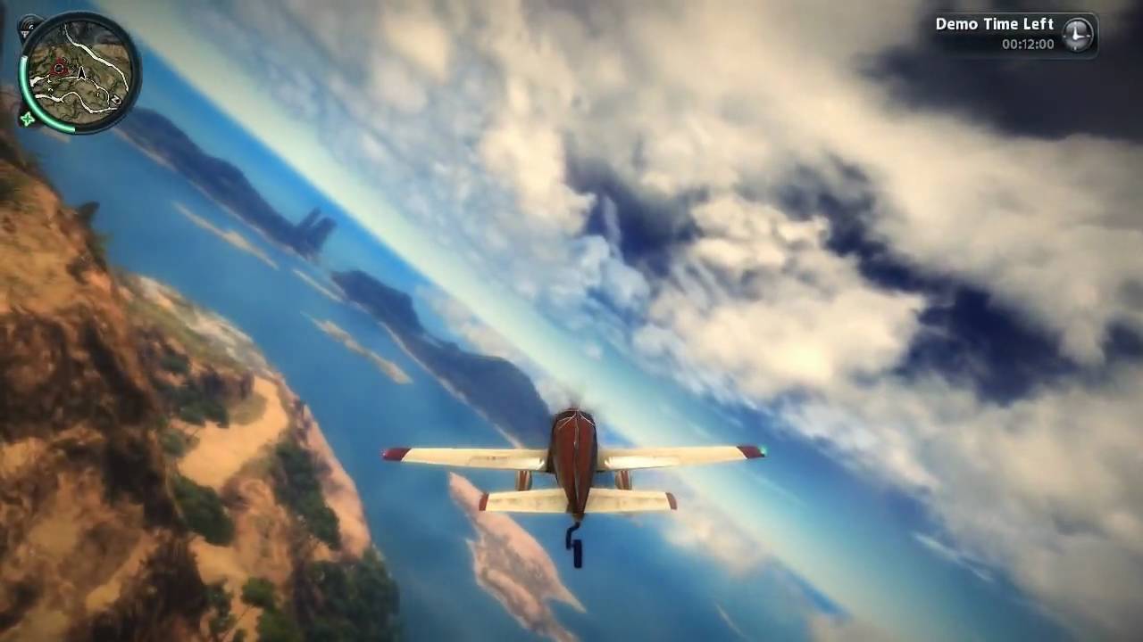 Just Cause 2 Demo Flying a Plane - YouTube