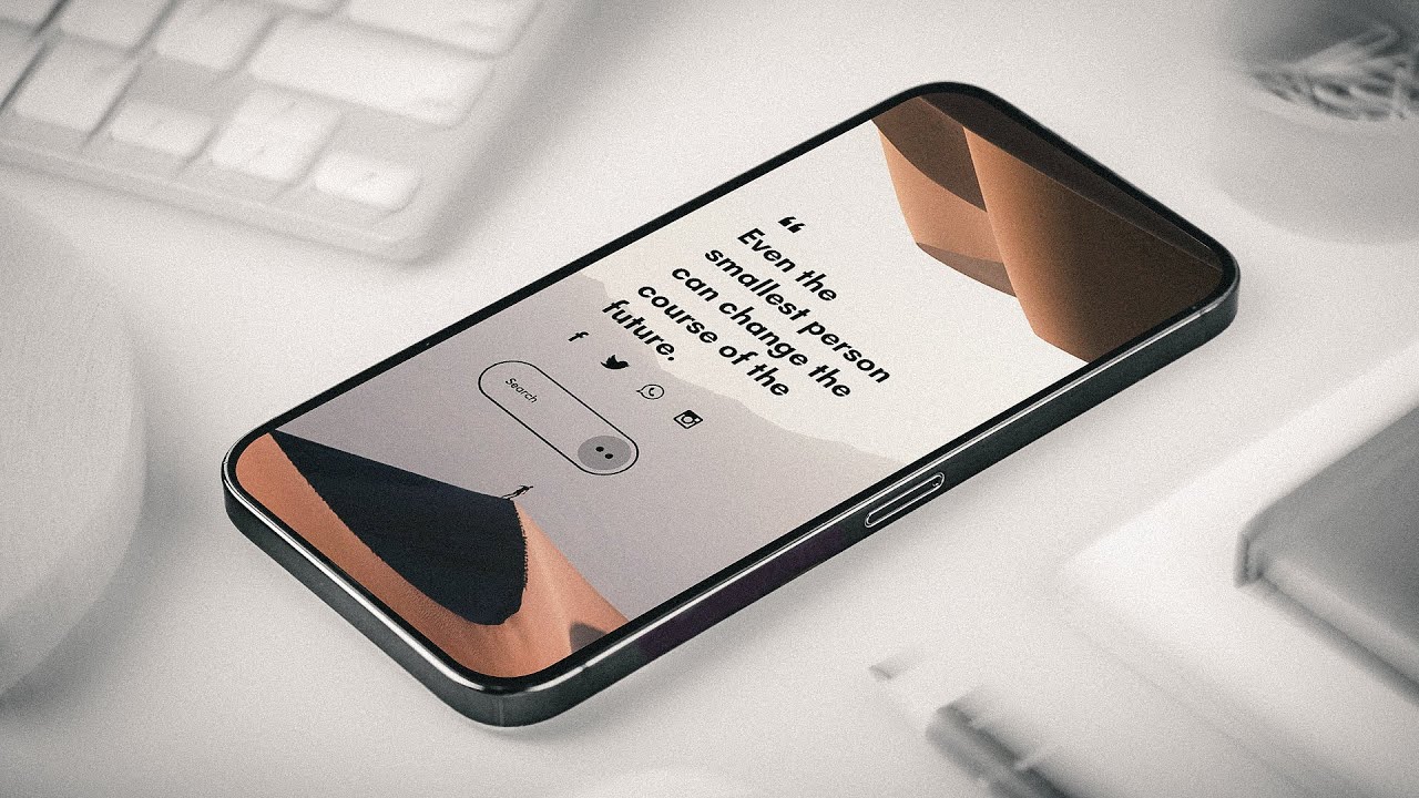MINIMAL Android Homescreen CUSTOMIZATION // The Mountain ⛰️ - YouTube