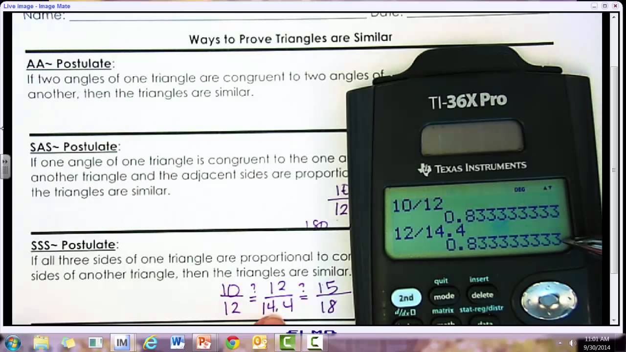Lesson 6 3 3 Ways To Prove Triangles Similar YouTube lesson-6-3-3-ways-to-prove-triangles-similar-youtube